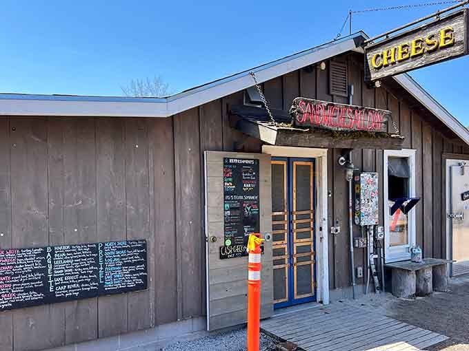 The Village Cheese Shanty beckons with promises of artisan cheeses that pair perfectly with lakeside picnics.