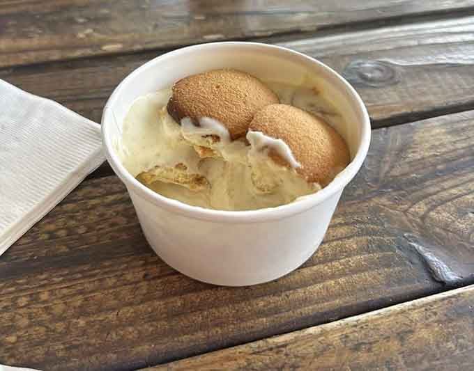 Banana pudding provides the sweet finale your taste buds deserve after all that glorious savory indulgence.