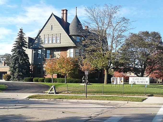 Rahr-West Art Museum's Victorian architecture stands as proof that culture thrives where wallets aren't constantly weeping.