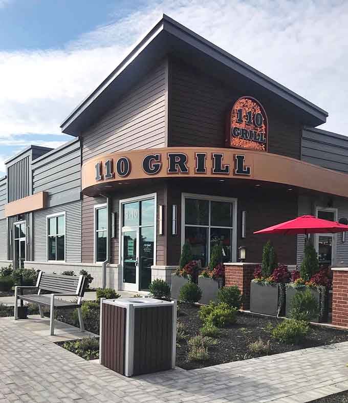 110 Grill sits pretty with outdoor seating that practically begs you to linger over your meal and people-watch shamelessly.