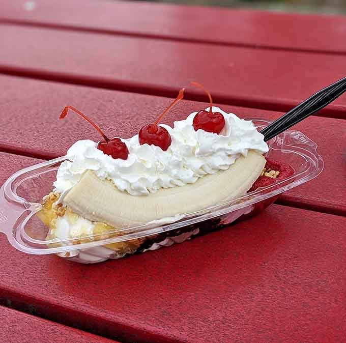 The banana split: three cherries, multiple scoops, and zero regrets about your life choices today.