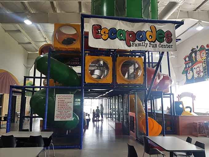 Indoor play structures that'll keep grandkids entertained while you catch your breath nearby.