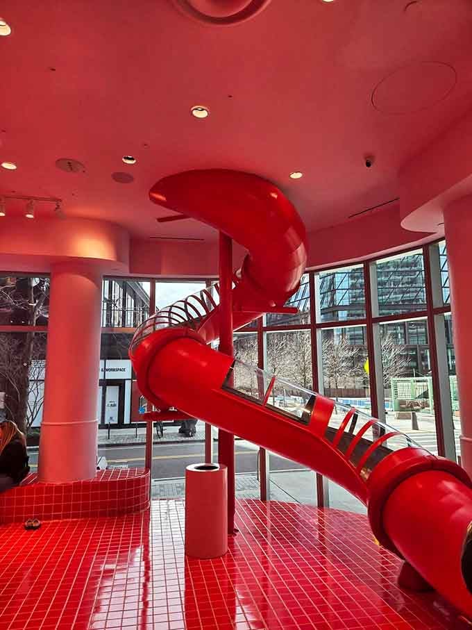 That slide is basically a one-way ticket back to being seven years old again, responsibilities optional.
