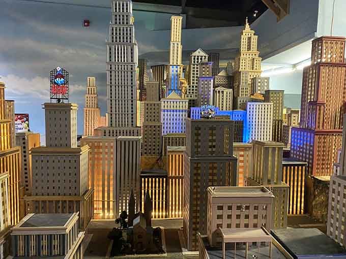 This miniature metropolis has more architectural ambition than most actual cities you'll drive through on the Turnpike today.