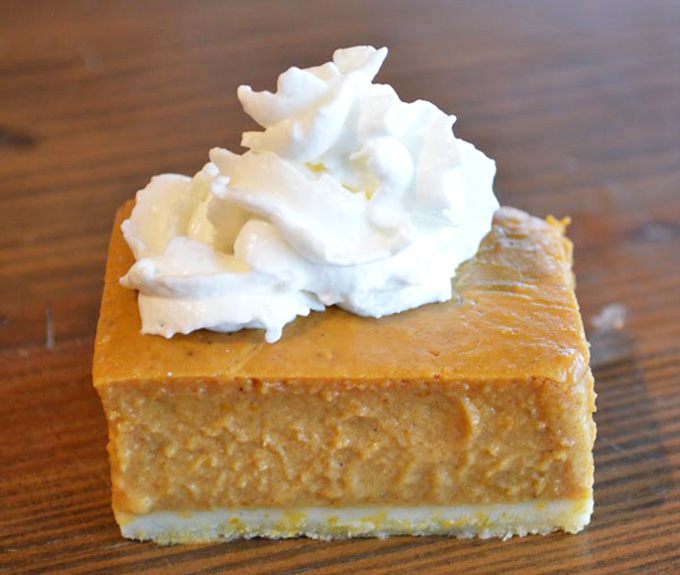 Pumpkin dessert so good it makes Thanksgiving pie look like it's not even trying hard enough anymore.