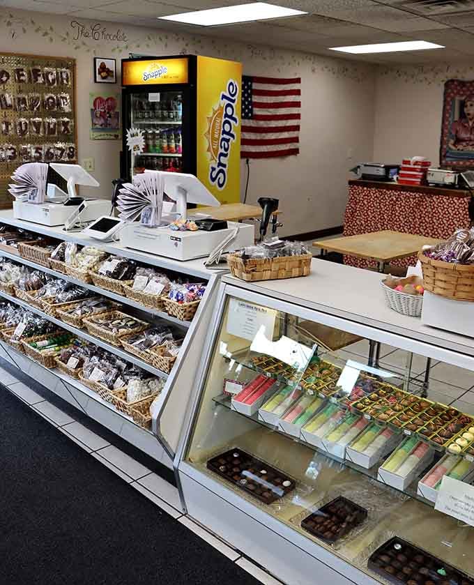 The counter where magic happens and decisions get made, though "one of everything" is always a valid choice here.