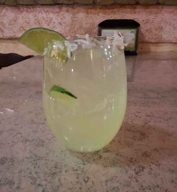 A margarita so generous it requires architectural support, perfect for washing down all that delicious Mexican food.