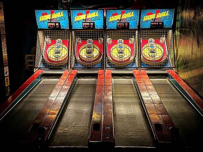 Skee-Ball remains the most satisfying way to prove your athletic prowess without actually breaking a sweat or pulling anything.