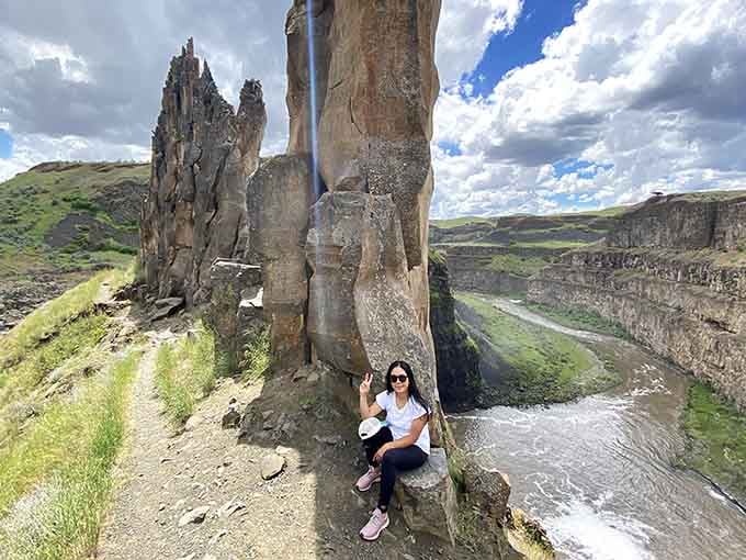 Perched on the canyon's edge with a view that makes every other vacation photo feel deeply inadequate.