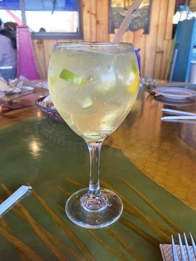 A refreshing drink that says "I'm on vacation" even when you're just an hour from home.