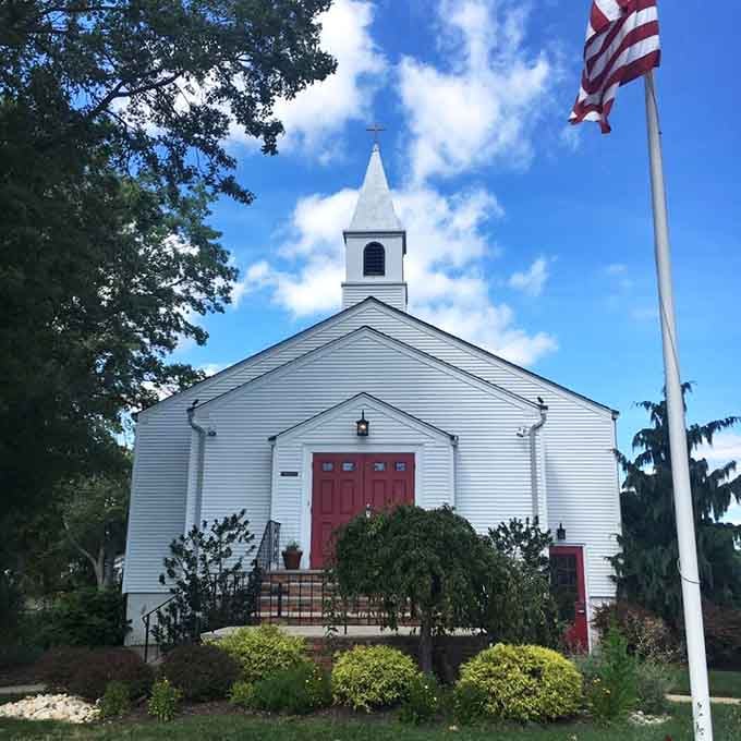 This charming chapel adds character to a town that values community as much as coastline.
