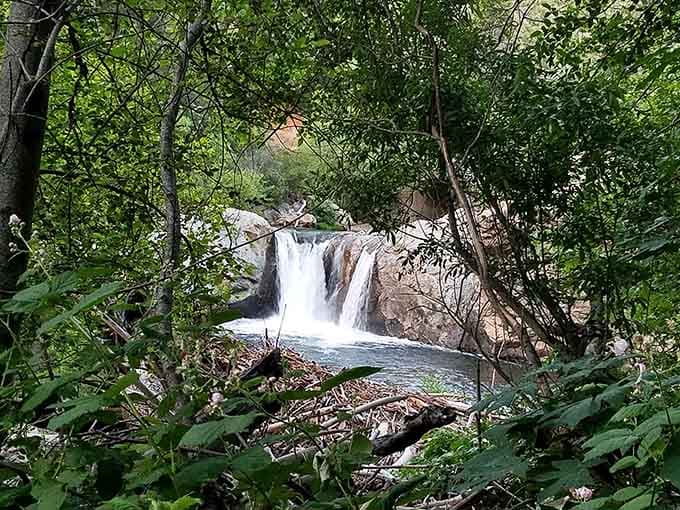 Framed by forest greenery, the falls create their own little Eden just off the beaten path.