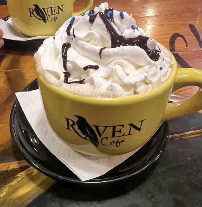 That Almond Joy Latte is basically dessert pretending to be coffee, and we're not complaining about the deception.