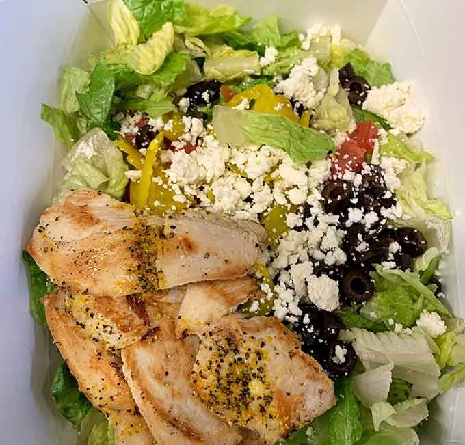 Sometimes you need greens to balance the meat madness, and this Mediterranean-style salad delivers crisp, colorful redemption.