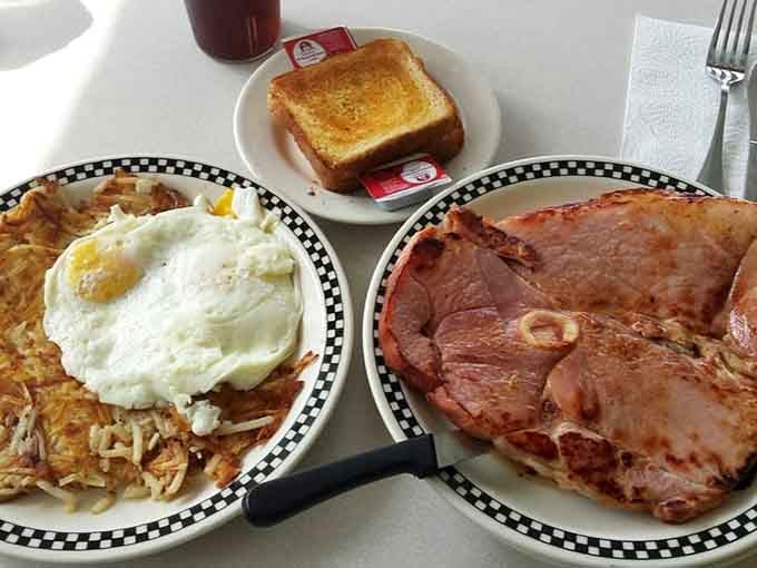 City ham and eggs done right, the kind of breakfast that makes you remember why mornings were invented.