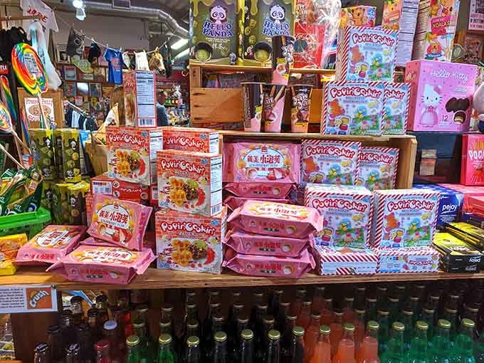 Japanese candy kits transform snack time into an interactive adventure that's equal parts confusing and delightful.