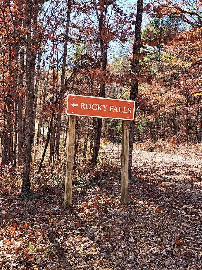 That simple sign marks the trailhead to one of Missouri's best-kept secrets hiding in plain sight.