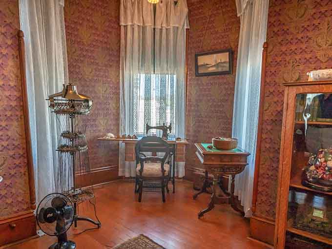 Every Victorian home needed a dedicated sewing room because ready-made clothing was still a futuristic dream back then.