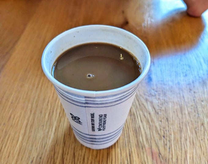 Simple, strong, and served in a no-nonsense cup&mdash;this coffee means business and pairs perfectly with everything on the menu.