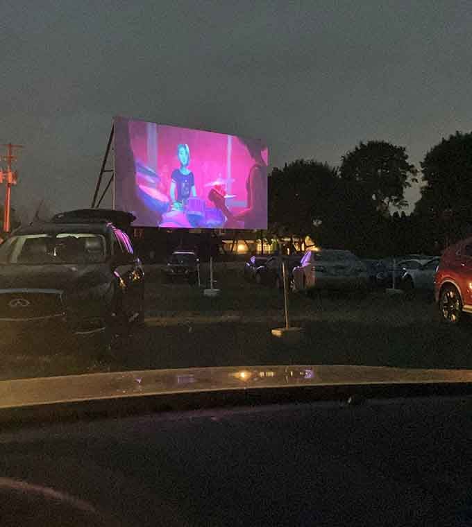 Your dashboard view of the big screen is the best seat in the house, no arguments necessary.