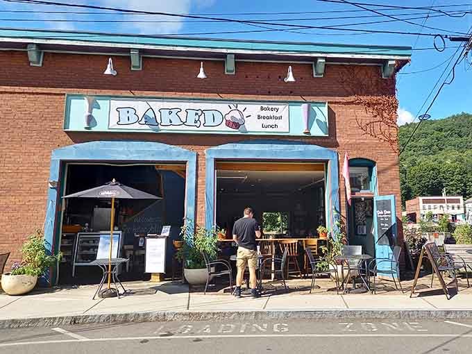 Baked's welcoming storefront suggests pastries worth the inevitable line and the calories you'll happily ignore later.