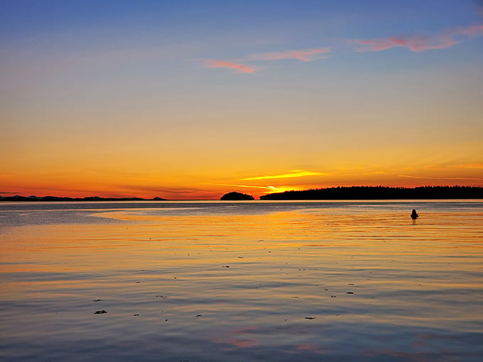 Sunsets here paint the sky in colors that make you forget every complaint you've ever had about anything.