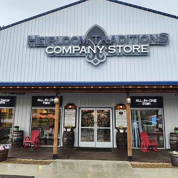 This modern storefront brings creative home décor solutions to a town that appreciates both tradition and innovation.