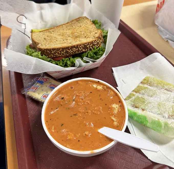 Soup and sandwich combo meals are comfort food's power couple, like Lucy and Ricky but more delicious overall.