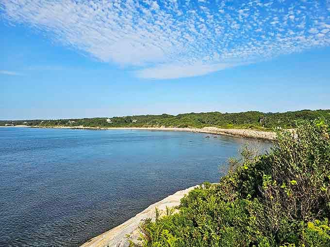 The surrounding beaches offer that quintessential New England charm without the crowds fighting over towel space nearby.