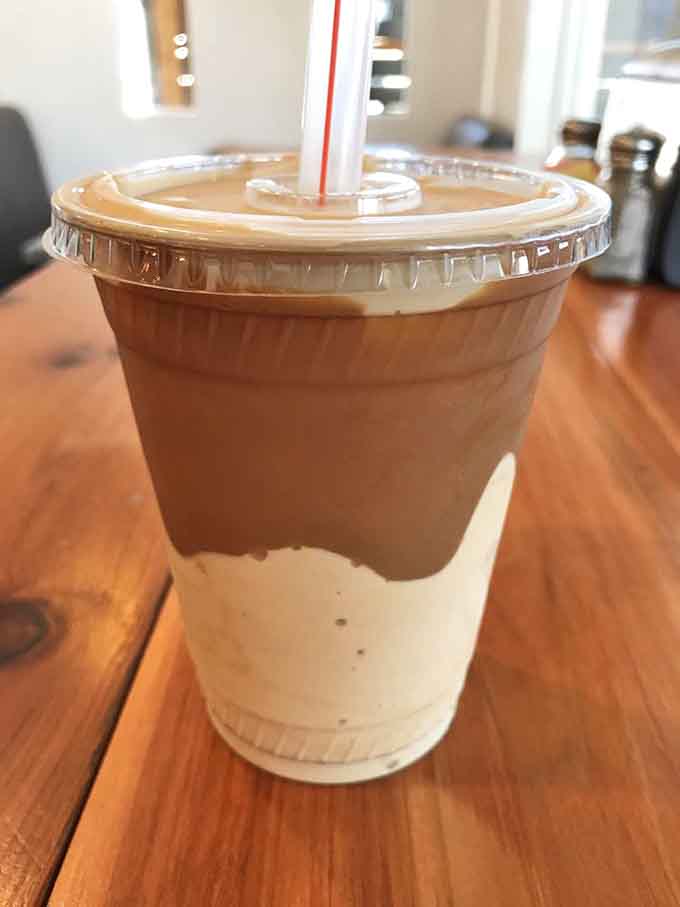 That swirl of dulce de leche meeting vanilla is basically a work of art you get to drink slowly.