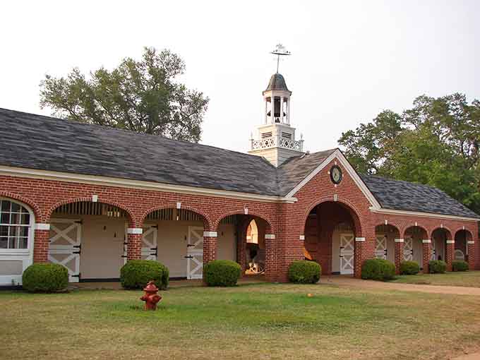 Historic stables at South Eden remind visitors that Thomasville's plantation past was built on serious equestrian culture.