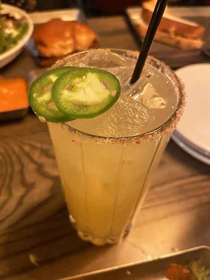 Fresh jalape&ntilde;o floating in a perfectly balanced margarita signals that happy hour just got a whole lot happier.
