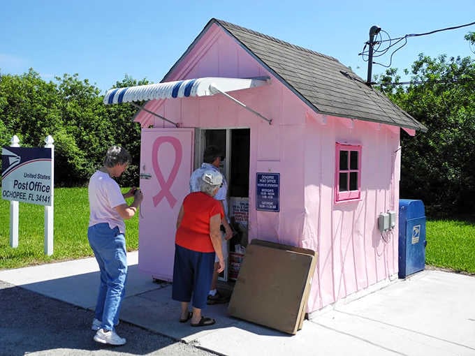 Visitors discover that waiting in line here means standing outside, but nobody seems to mind the experience.