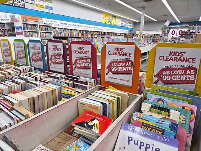 Kids' books at 99 cents, proving that raising readers doesn't require a second mortgage after all.