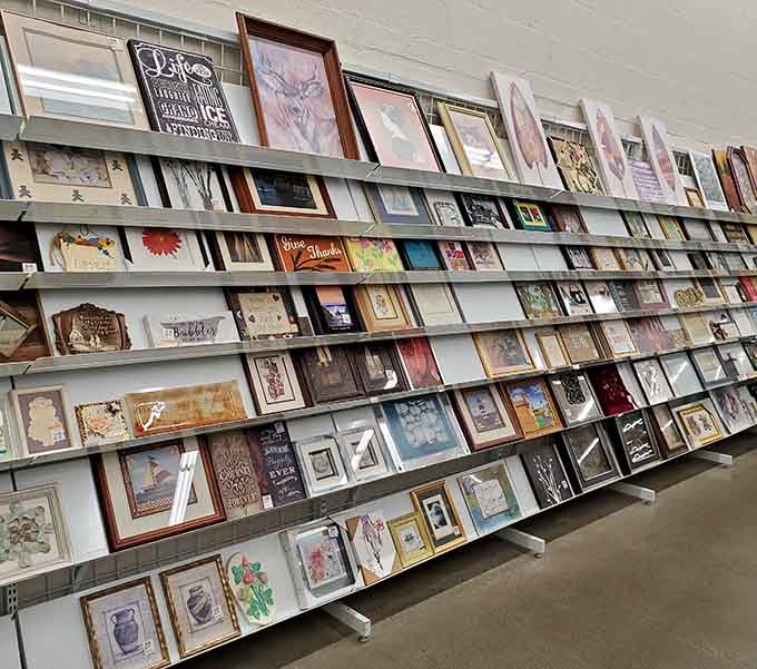 Framed art ready to transform your blank walls into a gallery without the pretentious opening night reception.