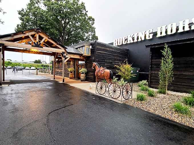 The Rocking Horse serves up good times in a Western-themed setting that's more fun than a barrel of cowboys.