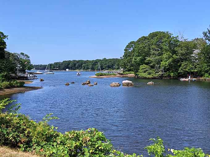 Coastal inlets like this remind you why people have been fighting over waterfront property since forever began.