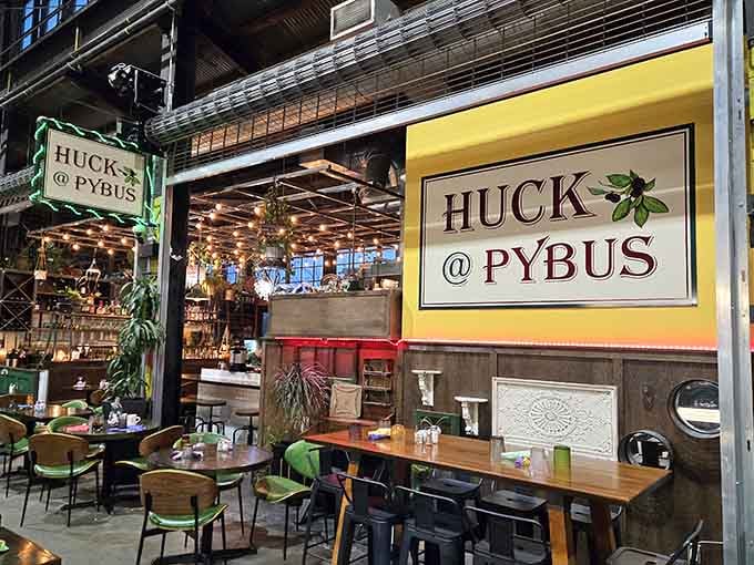 Pybus Public Market serves food and community in equal measure, proving farmers markets can happen indoors year-round without freezing.