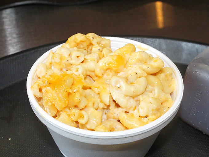 Mac and cheese so creamy and golden, it could make your grandmother's recipe feel a little insecure.