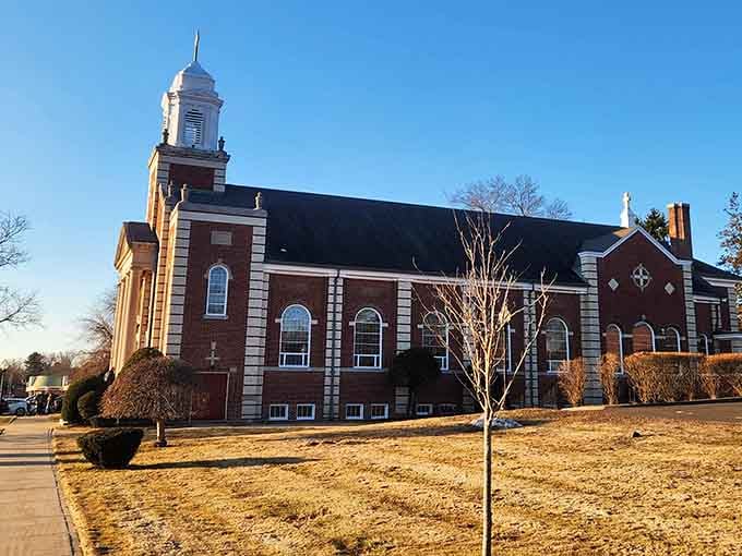 Christ The King Parish stands as a beautiful reminder that Wethersfield's architectural charm spans multiple eras and styles.