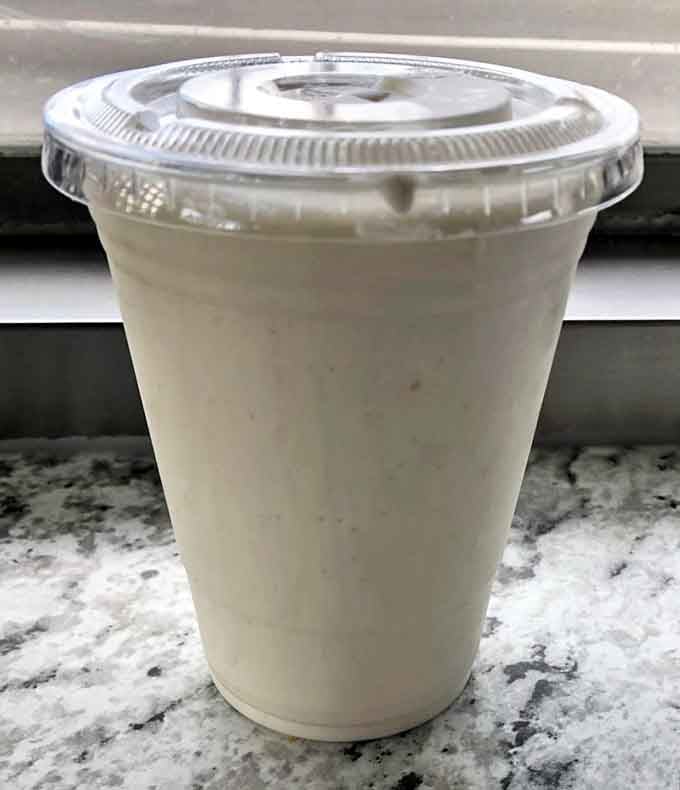 The vanilla shake so thick your straw stands at attention&mdash;this isn't a drink, it's a commitment.