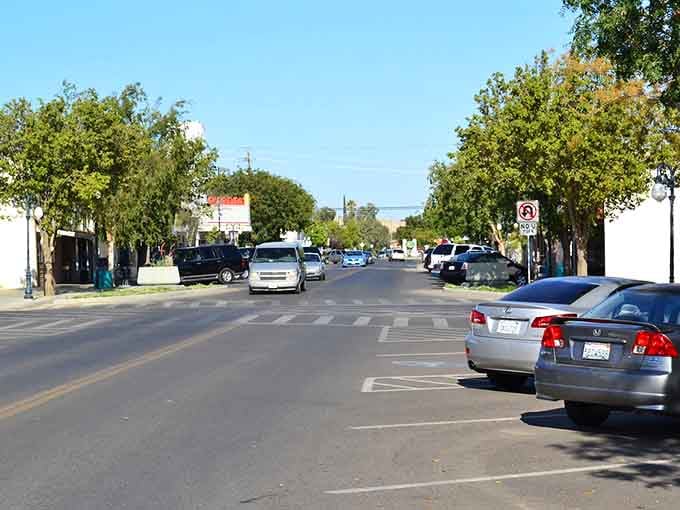 Mature trees shade the downtown streets where parking is plentiful and stress levels stay refreshingly low.