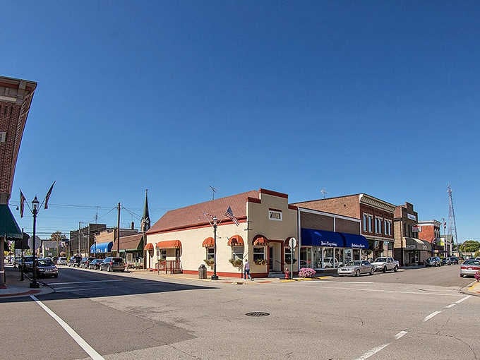 Clean streets and varied architecture prove that thoughtful planning creates communities where people actually want to spend time together.