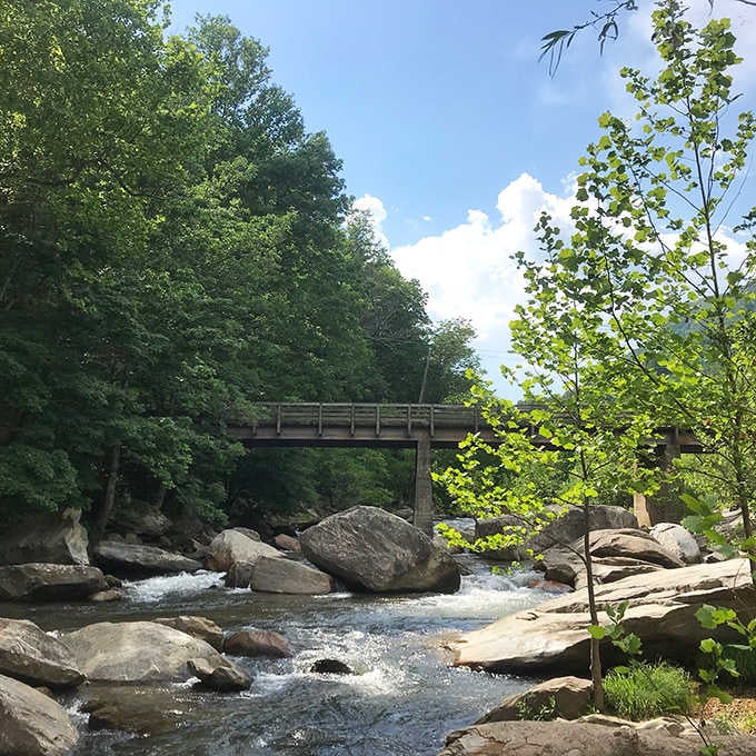 Mountain streams tumbling over ancient boulders create the soundtrack for drives through these lush, verdant valleys.