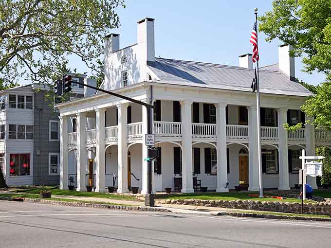 Those grand columns and wraparound porches whisper stories of a gentler era when neighbors actually knew each other's names.