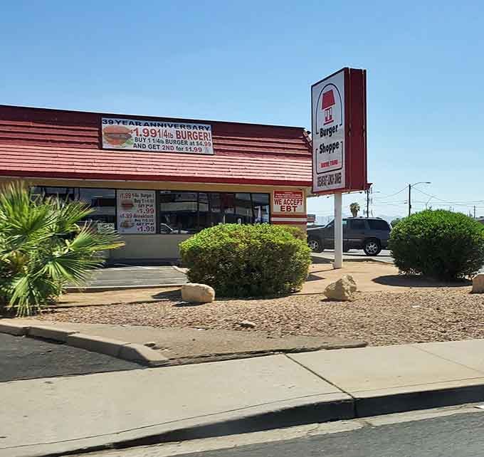 The retro architecture and prominent signage remind you that some traditions, like great burgers, never go out of style.