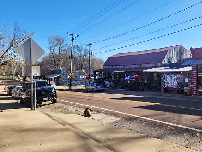 Sunlit streets lined with local shops prove the best treasures aren't found in malls but places like this.