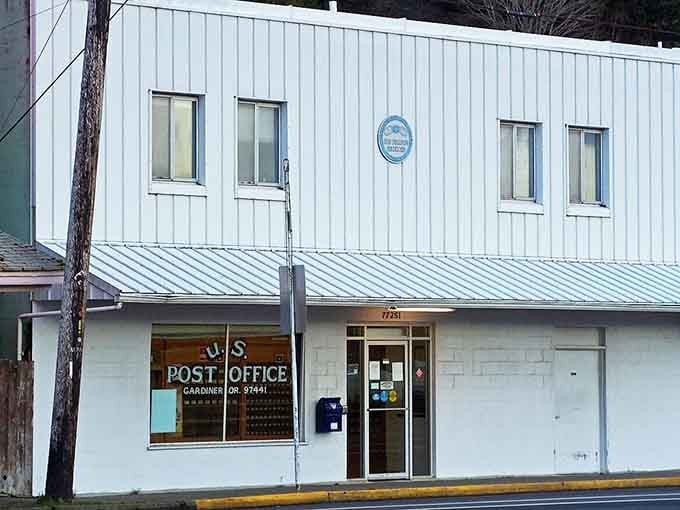 The post office still matters here, where getting mail is a social event and everyone knows your name by heart.