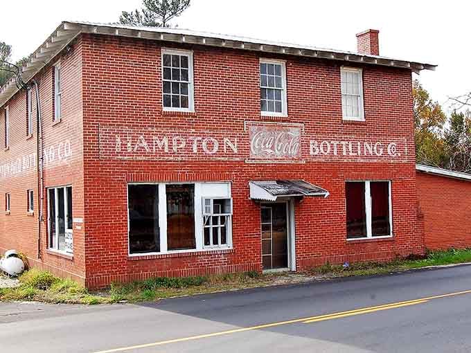 Ghost signs for Coca-Cola on old brick walls are like time capsules you can read from the street.