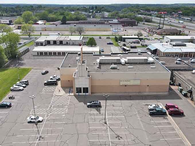 From this height, you can see how the town balances historic character with modern life, creating something truly special.